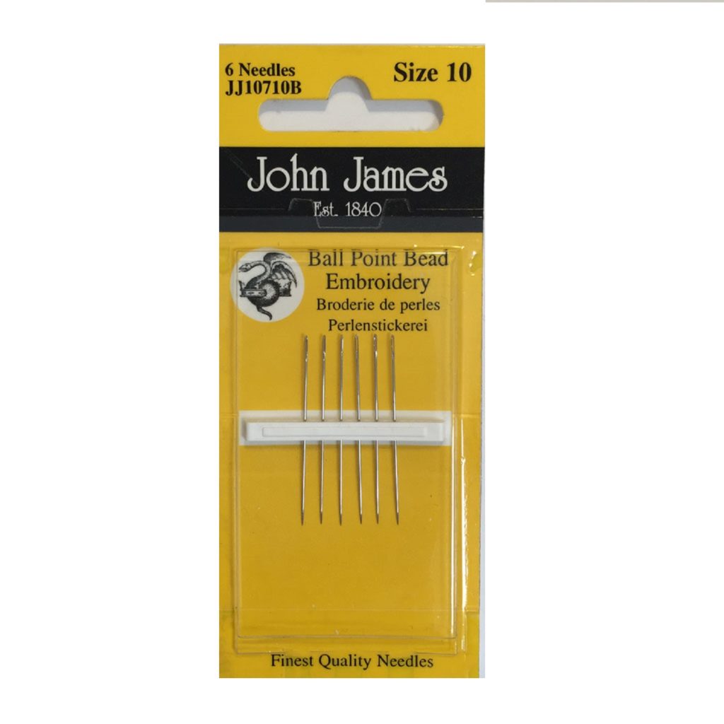 John James Needles - Ball Point Bead Embroidery - Size 10 (JJ10710B ...